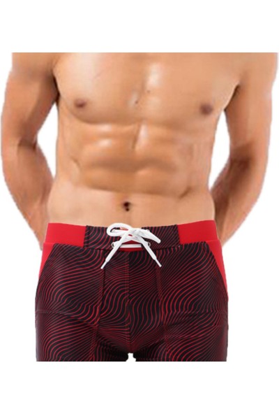 Runningman Erkek Kamuflaj Desenli Çabuk Kuruyan Mayo