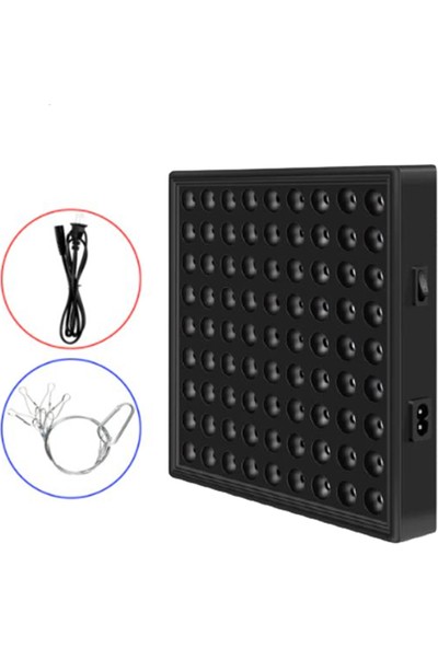 Barit Bitki Yetiştirme Lambası Tam Spektrum 81LEDS - 2000W Barit Bitki Yetiştirme Lambası Tam Spektrum 81LEDS - 2000W