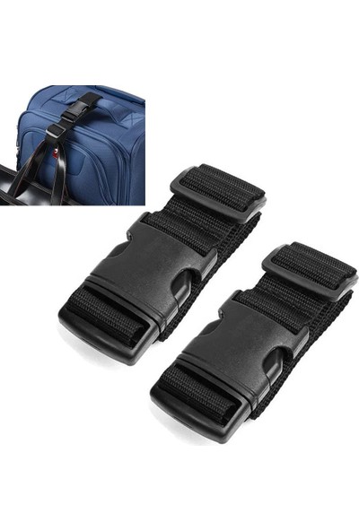 Başkent Çanta Siyah Ayarlanabilir Valiz Seyahat Kemeri Başkent Çanta Siyah Ayarlanabilir Valiz Seyahat Kemeri
