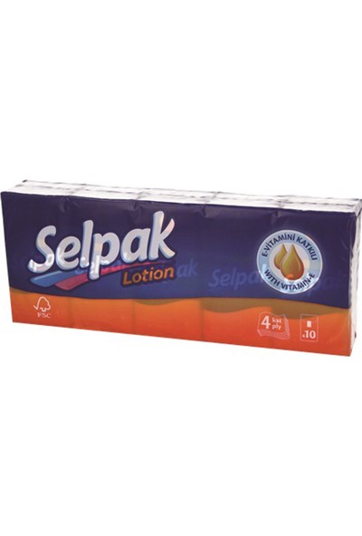 Selpak Cep Mendili Losyonlu Mendil 10LU Selpak Cep Mendili Losyonlu Mendil 10LU