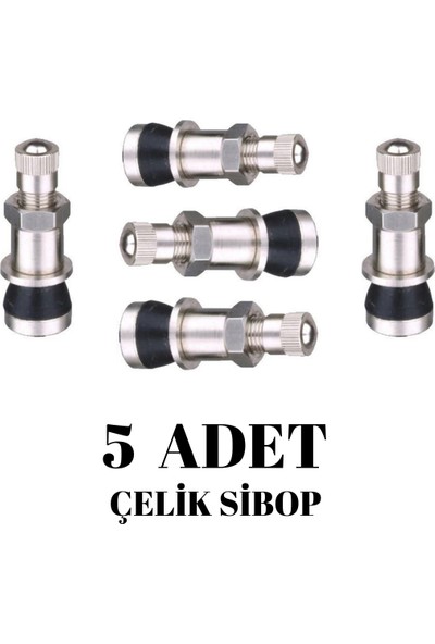 Beyaz Pazar Çelik Sibop Tk. 5ADET Binek ve Hafif Ticari Araçlar Içindir Iğneli Çelik Sibop Beyaz Pazar Çelik Sibop Tk. 5ADET Binek ve Hafif Ticari Araçlar Içindir Iğneli Çelik Sibop