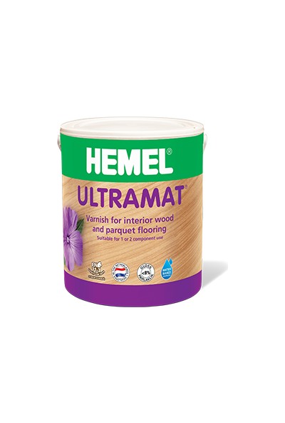 Hemel Ultramat Tek Komponentli Su Bazlı Parke Cilası - 2,5 Lt