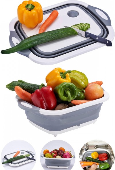 Tilbe Home Silikon Kesim Tahtası Katlanır Doğrama Panosu Tilbe Home Silikon Kesim Tahtası Katlanır Doğrama Panosu