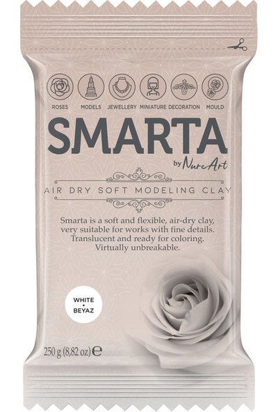 Smarta Modelleme Hamuru 250 gr Beyaz Smarta Modelleme Hamuru 250 gr Beyaz