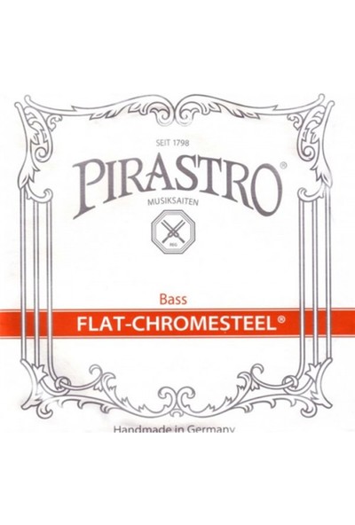 Pirastro Flat-Chromesteel Solo Set Kontrabass Teli 342000 Pirastro Flat-Chromesteel Solo Set Kontrabass Teli 342000