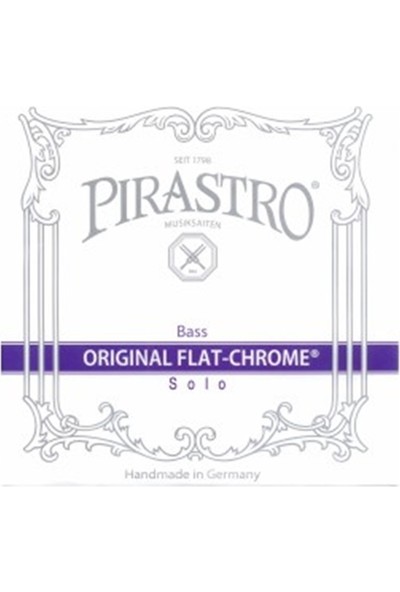 Pirastro Org. Flat - Chrome Solo Set Kontrabass Teli 347000 Pirastro Org. Flat - Chrome Solo Set Kontrabass Teli 347000