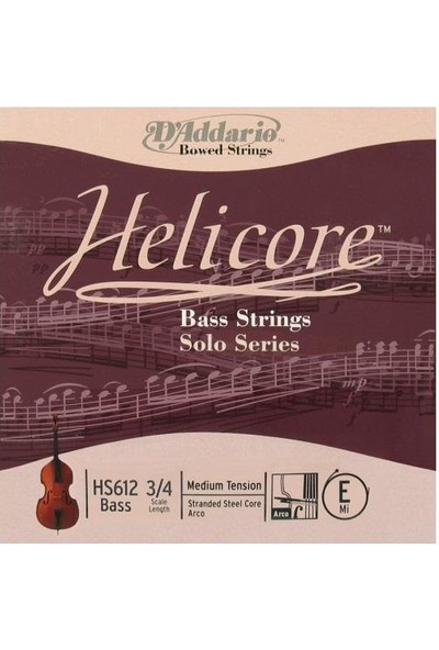 D’addario HS612 3/4m Helicore Solo E Kontrabas Teli (Mi)
