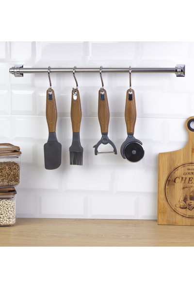 Okyanus Home Wooden - Ahşap Desenli 4 Parça Hazırlık Seti Okyanus Home Wooden - Ahşap Desenli 4 Parça Hazırlık Seti