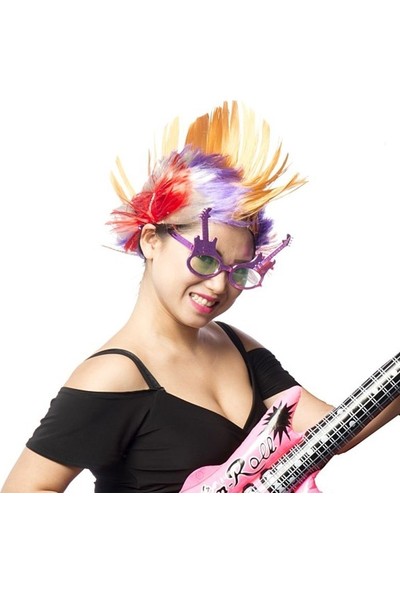 Erpa Rockn Roll Retro Gitar Şekilli Parti Gözlüğü Mor Renk Erpa Rockn Roll Retro Gitar Şekilli Parti Gözlüğü Mor Renk