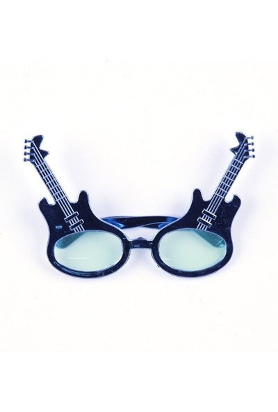 Erpa Rockn Roll Retro Gitar Şekilli Parti Gözlüğü Mavi Renk Erpa Rockn Roll Retro Gitar Şekilli Parti Gözlüğü Mavi Renk