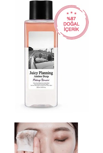 MISSHA Hassas ve Karma Yağlı Ciltler Için Makyaj Temizleyici 200ML Juicy Planning Amino Deep Makeup Remover MISSHA Hassas ve Karma Yağlı Ciltler Için Makyaj Temizleyici 200ML Juicy Planning Amino Deep Makeup Remover