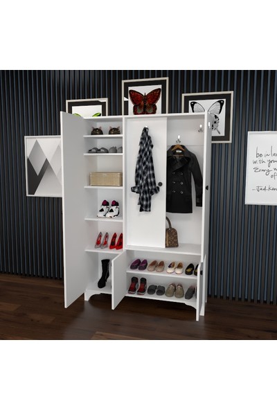 Decomech Mobilya Andy Aynalı Portmanto Decomech Mobilya Andy Aynalı Portmanto