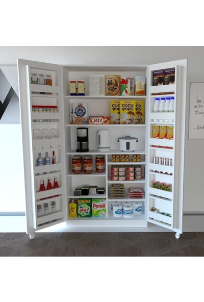 Decomech Mobilya Lex Çok Amaçlı Dolap Beyaz Decomech Mobilya Lex Çok Amaçlı Dolap Beyaz