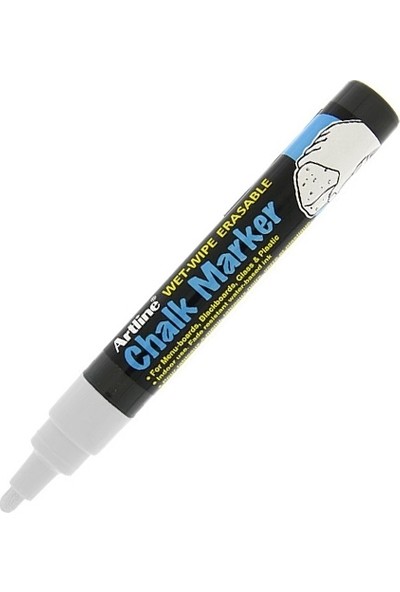 Artline Chalk Marker Wet Wipe Sıvı Tebeşir Kalemi Beyaz Artline Chalk Marker Wet Wipe Sıvı Tebeşir Kalemi Beyaz