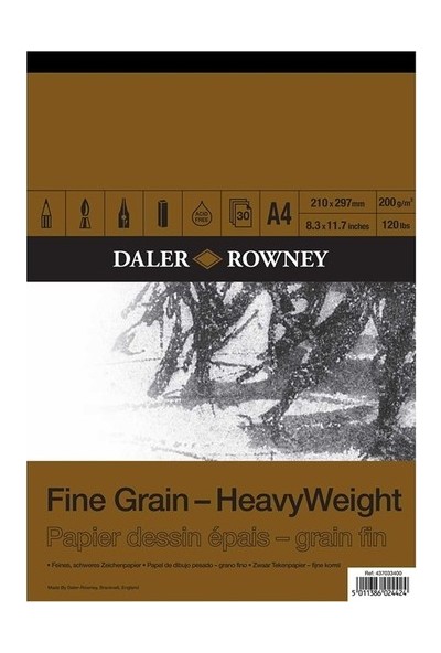 Daler Rowney Fine Grain Eskiz Çizim Defteri A4 160 Gr. 30 Sayfa Daler Rowney Fine Grain Eskiz Çizim Defteri A4 160 Gr. 30 Sayfa
