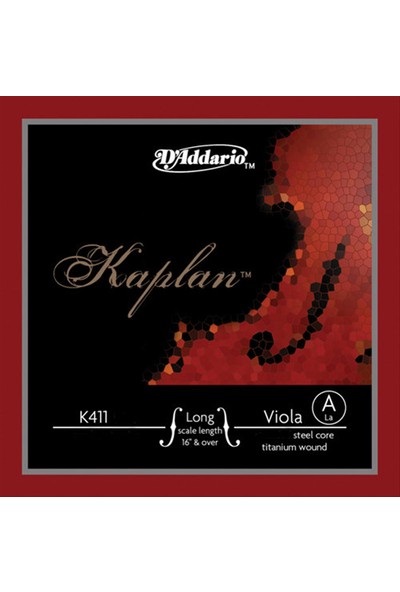 Daddario K411LH Kaplan Viola Long Hvy
