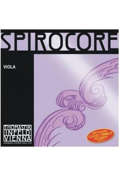 Thomastik Spirocore Wolfram Medium C ( Do ) Tek Viyola Teli S24 Thomastik Spirocore Wolfram Medium C ( Do ) Tek Viyola Teli S24