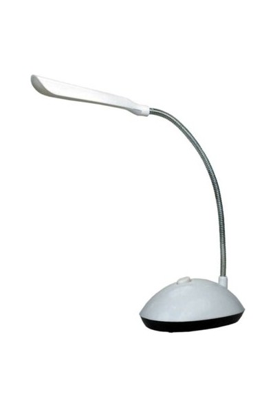 LED Pilli Masa Lambası Beyaz LED Pilli Masa Lambası Beyaz