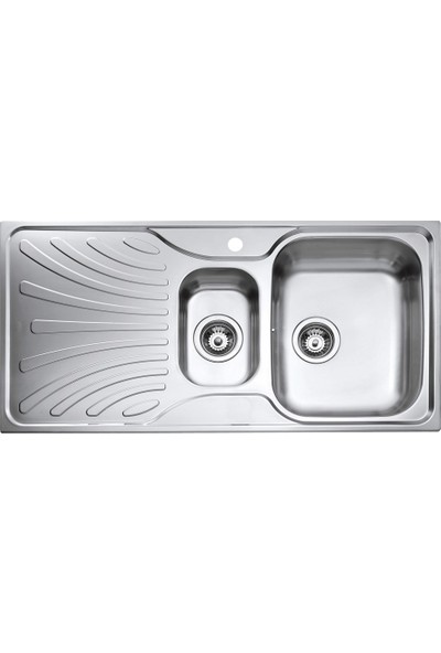 Teka Nerissa 60 Kum.sız Pasl. Çelik Evye SOL(PA795P3204) Teka Nerissa 60 Kum.sız Pasl. Çelik Evye SOL(PA795P3204)