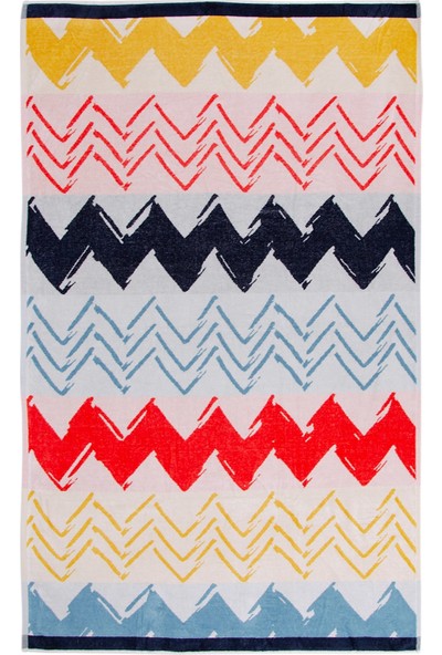 Homelover Plaj Havlusu 90X160 Print Capital %100 Pamuk