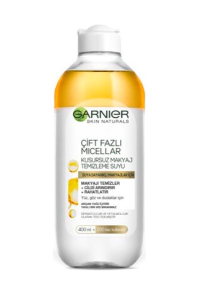 Garnier Micellar Çift Fazlı Mucizevi Su 400ML Garnier Micellar Çift Fazlı Mucizevi Su 400ML