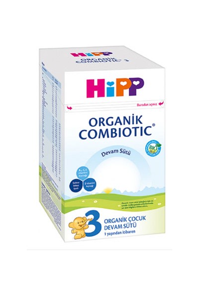 Hipp 3 Organik Combiotic Bebek Sütü 800 gr Hipp 3 Organik Combiotic Bebek Sütü 800 gr