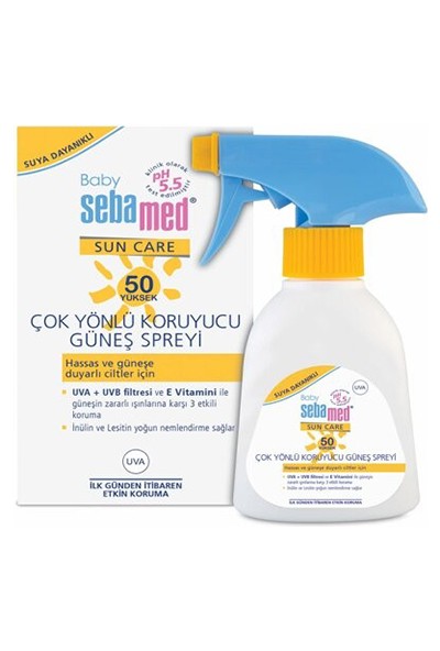 Sebamed Bebek Güneş Spreyi Spf 50 Faktör 200ML Sebamed Bebek Güneş Spreyi Spf 50 Faktör 200ML