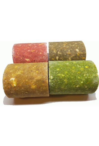 Sazan Rig Balık Avı Delikli Silindir Karışık Küspe 100 gr 20 Adet