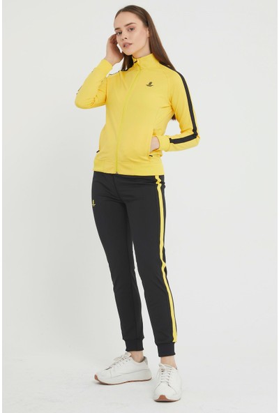 Sportstation Şeritli Sarı Bayan Eşofman Takımı Sportstation Şeritli Sarı Bayan Eşofman Takımı