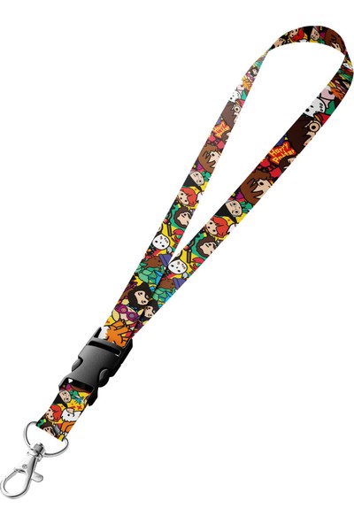 Gifi Harry Potter Tasarım Dikey Kart Poşetli Boyun Askı İpi