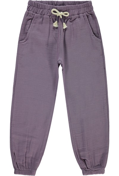 Civil Girls Kız Çocuk Pantolon 6-9 Yaş Mor