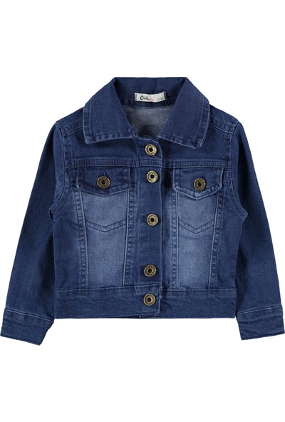 Civil Girls Kız Çocuk Kot Ceket 2-5 Yaş Mavi