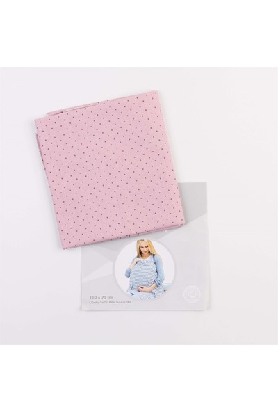 O Baby Pembe Puanlı Emzirme Örtüsü