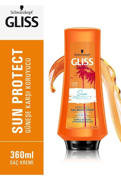 Gliss Sun Protect Saç Kremi 360 ml