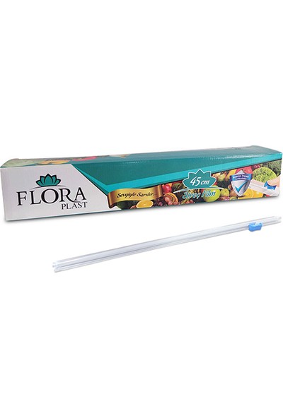 Floraplast Gıda Streç Film 45 x 300 + Kayar Bıçak