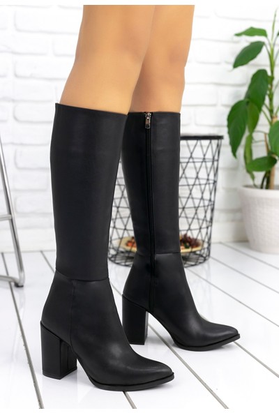 Morena Siyah Cilt Çizme