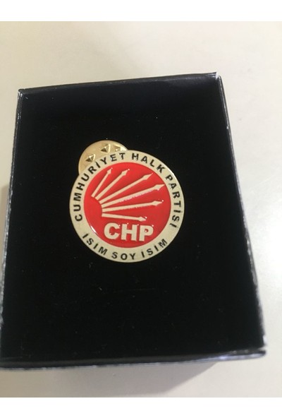 Bindalhediyelik Kişiye Özel Chp Pirinç Yaka Rozeti