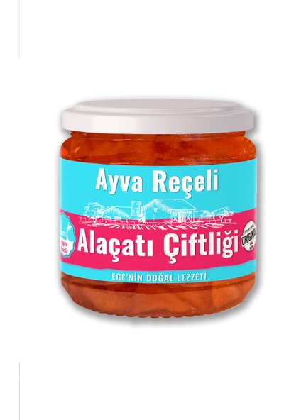 ALAÇATI ÇİFTLİĞİ Ayva Reçeli 240 gr ALAÇATI ÇİFTLİĞİ Ayva Reçeli 240 gr