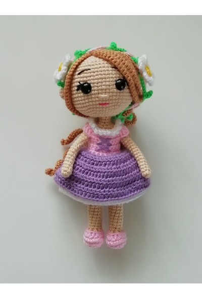 Maskot Rapunzel Bebek Amigurumi Oyuncak Maskot Rapunzel Bebek Amigurumi Oyuncak