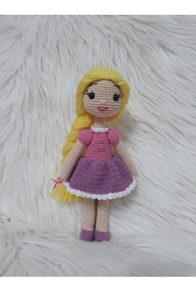 Şirin Rapunzel Bebek Amigurumi Oyuncak