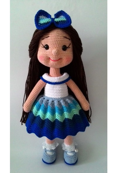 Gökyüzü Karnaval Bebek Amigurumi Oyuncak