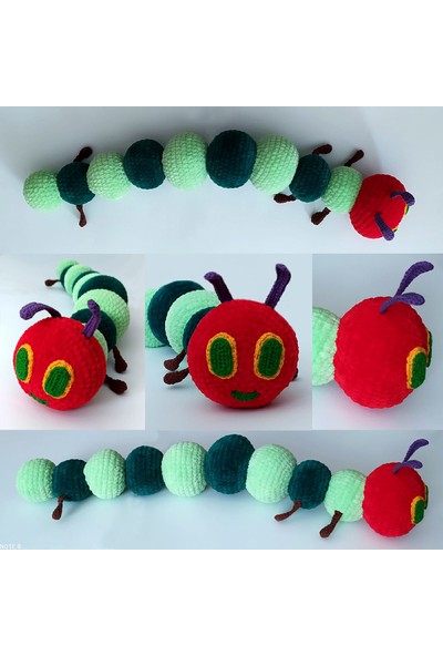 Aç Tırtıl Amigurumi Oyuncak