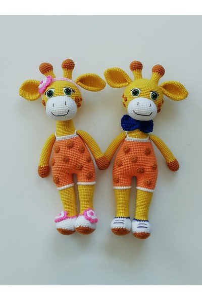 Zürafa Ailesi Amigurumi Oyuncak Zürafa Ailesi Amigurumi Oyuncak