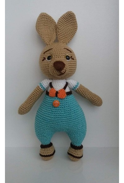 Papyonlu Tombik Tavşan Amigurumi Oyuncak Papyonlu Tombik Tavşan Amigurumi Oyuncak