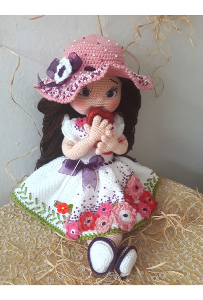 Beyaz Gelincik Bebek Amigurumi Oyuncak Beyaz Gelincik Bebek Amigurumi Oyuncak