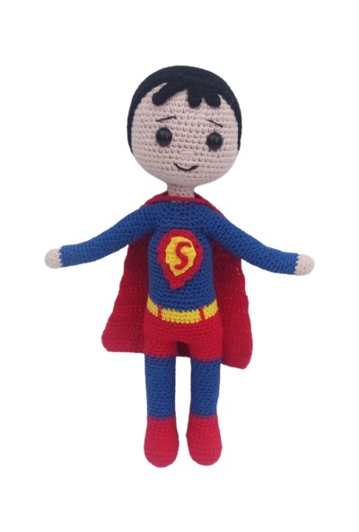 Oyuncak Park Süper Bebek Amigurumi Organik Oyuncak