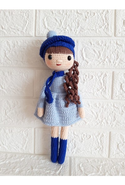 Mavi Güz Bebek Amigurumi Oyuncak