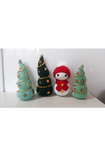 Noel Ağacı Takımı Amigurumi Oyuncak