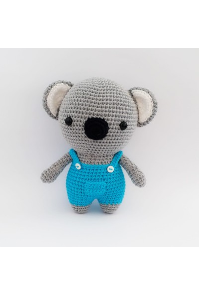Tulumlu Sevimli Koala Amigurumi Oyuncak