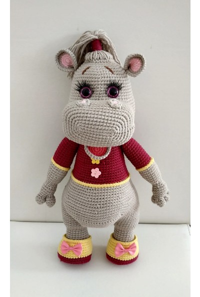 Süslü Hipo Amigurumi Oyuncak